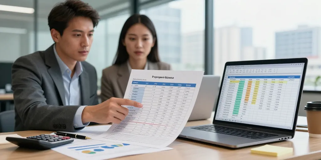 Modèle bilan prévisionnel Excel prêt pour business plan